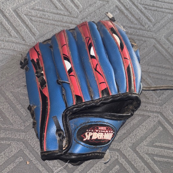 Spider-Man | Toys | Spiderman Kids Baseball Glove Blue And Red | Poshmark